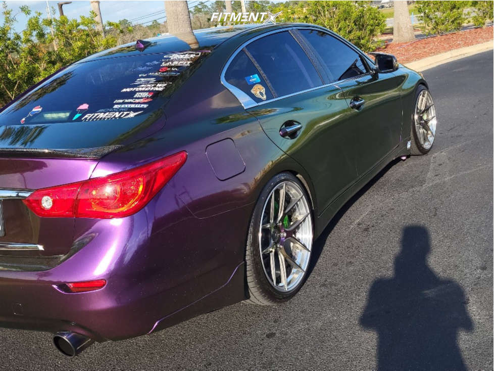 2015 INFINITI Q50 Premium with 20x9.5 BC Forged Hcs02 and Falken 255x35 ...