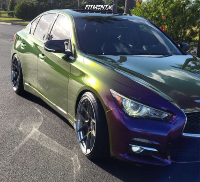 2015 INFINITI Q50 Premium with 20x9.5 BC Forged Hcs02 and Falken 255x35 ...