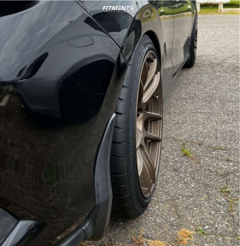 2018 Honda Civic Si with 18x9.5 ESR Cs8 and Kenda 235x40 on Lowering ...