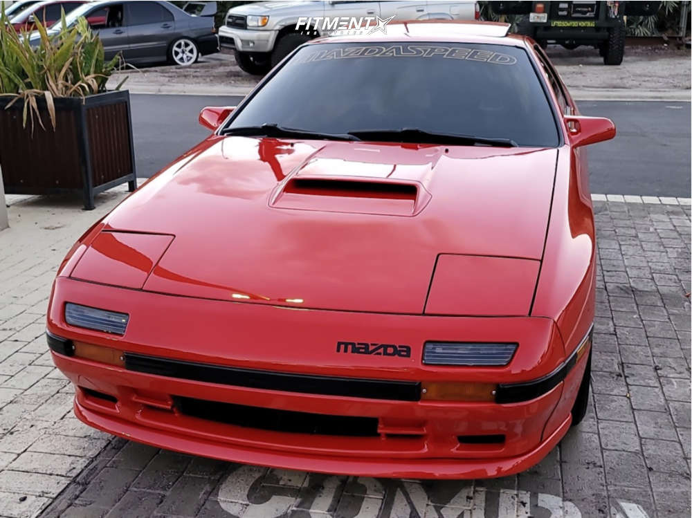 1988 Mazda RX-7 Turbo with 19x8.5 Ferrada Fr4 and Achilles 225x35 on ...
