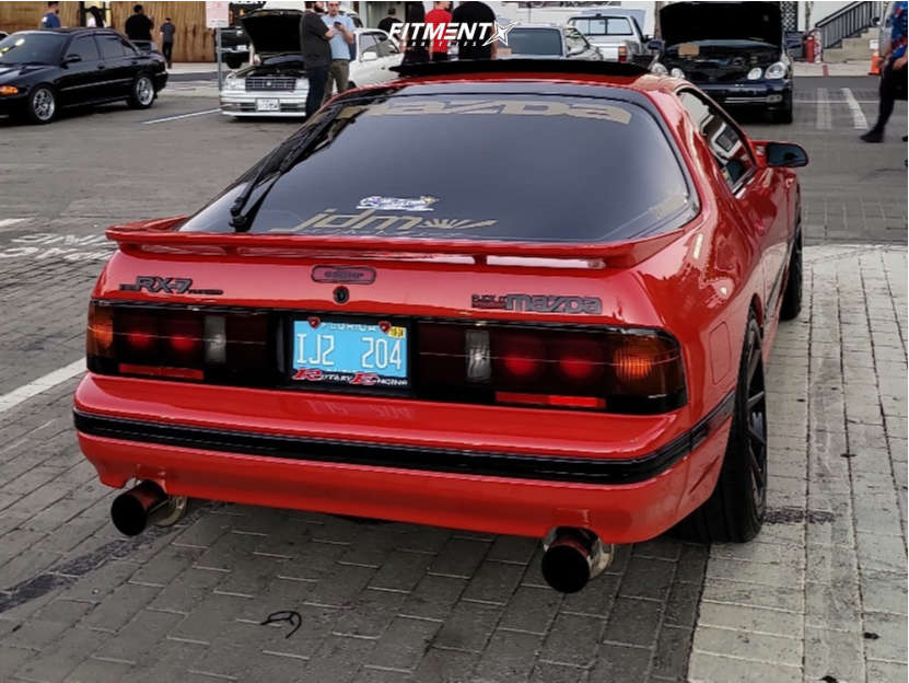 1988 Mazda RX-7 Turbo with 19x8.5 Ferrada Fr4 and Achilles 225x35 on ...