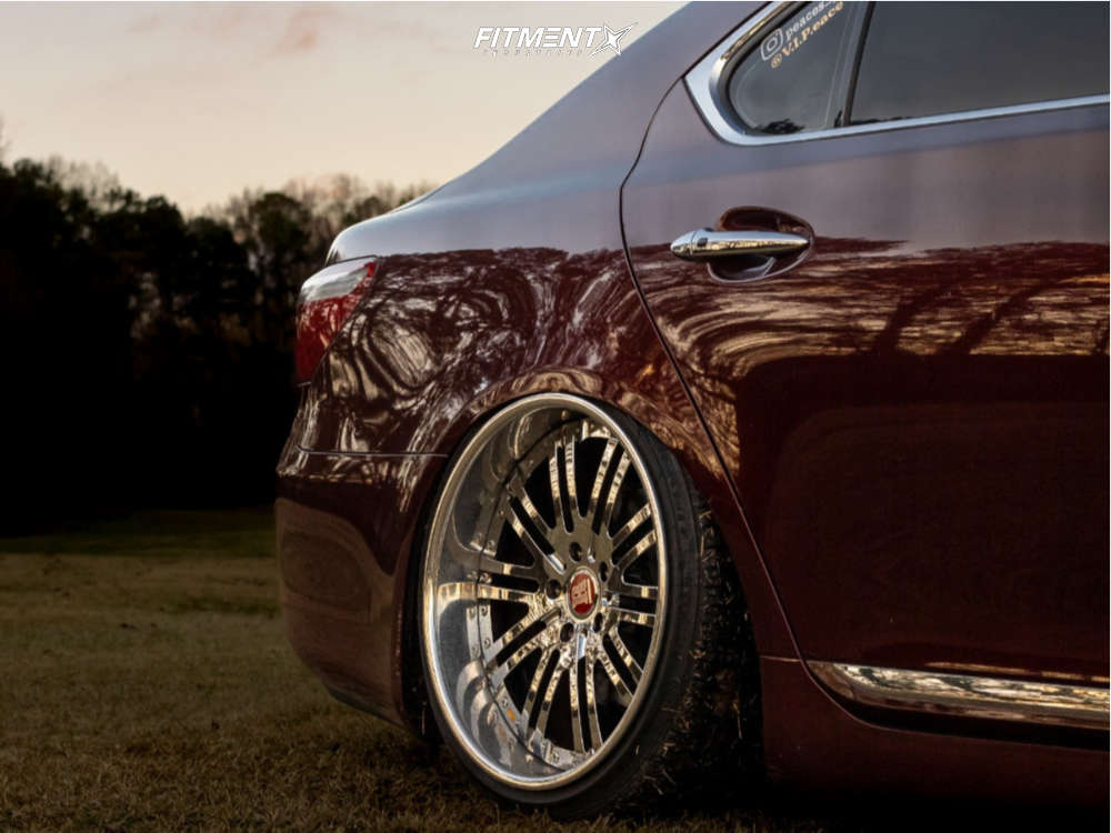 2007 Lexus LS460 Base with 20x10.5 Work Rezax Premium and Falken 245x35 ...
