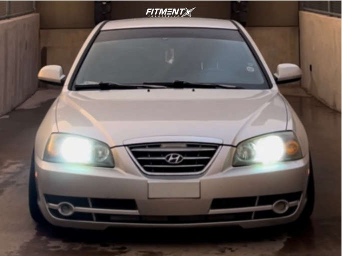 2006 Hyundai Elantra GLS with 15x8 Kansei Tandem and Haida 195x45 on ...