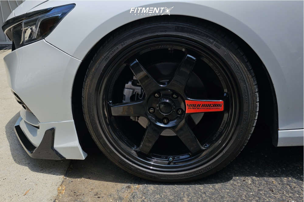 2018 Honda Accord EX-L with 19x8 Volk Te37 and Michelin 235x40 on ...