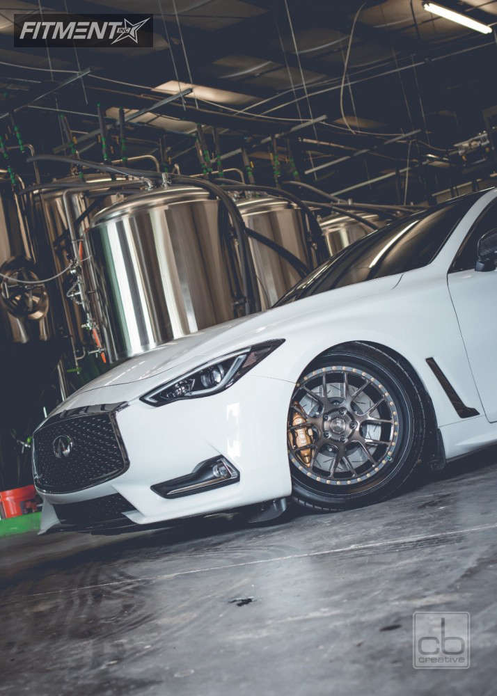 2017 INFINITI Q50 Sport with 20x9.5 BC Forged LE72 and Michelin 275x30 ...