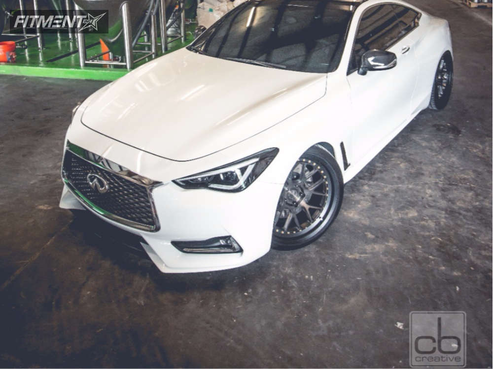 2017 INFINITI Q50 Sport with 20x9.5 BC Forged LE72 and Michelin 275x30 ...