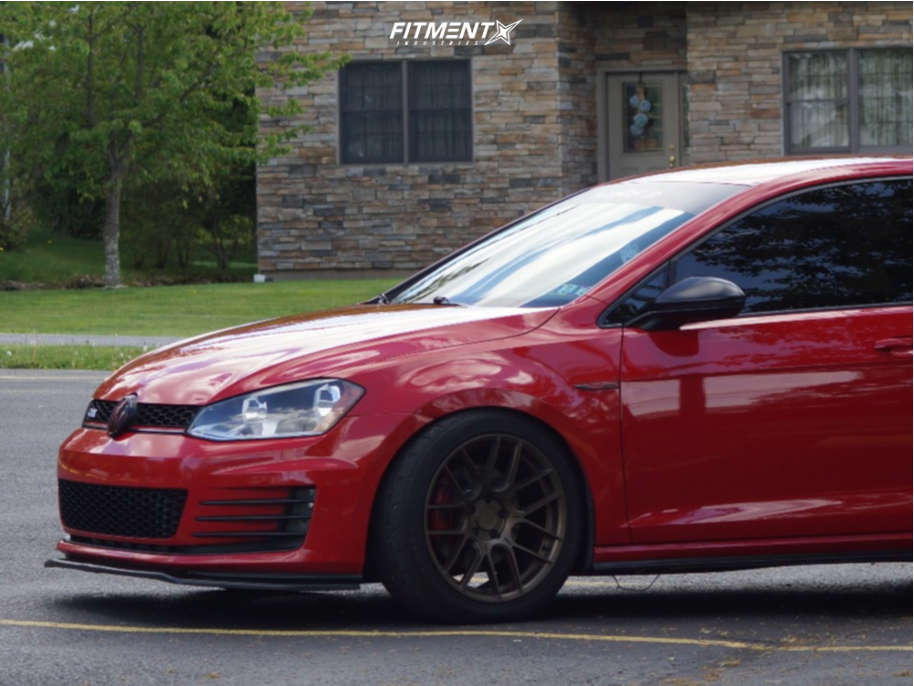 2017 Volkswagen GTI S with 18x8.5 Aodhan Ah-x and Firestone 235x45 on ...