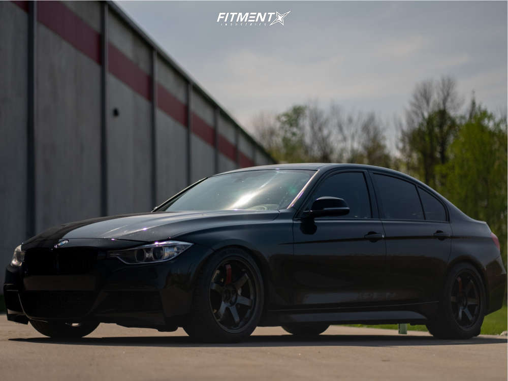 2013 BMW 335i M Sport with 18x9.5 Volk Te37 Saga Sl and Michelin 255x40 ...