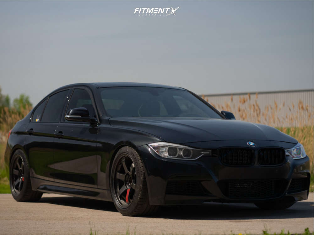 2013 BMW 335i M Sport with 18x9.5 Volk Te37 Saga Sl and Michelin 255x40 ...