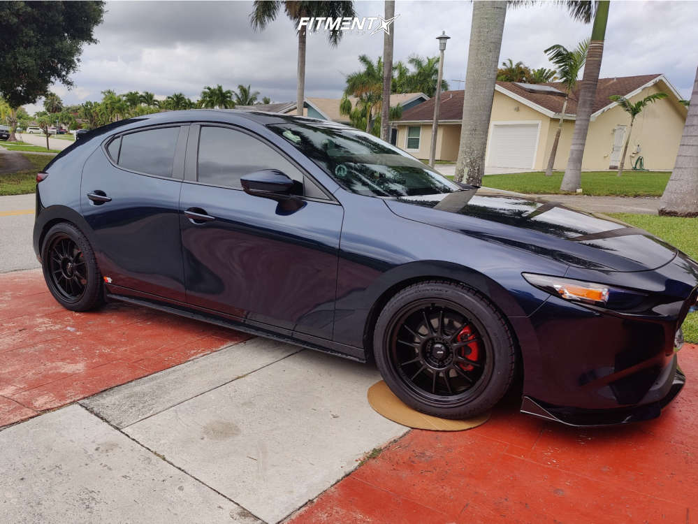 2019 Mazda 3 Premium with 18x8.5 Konig Hypergram and Continental 235x40 ...