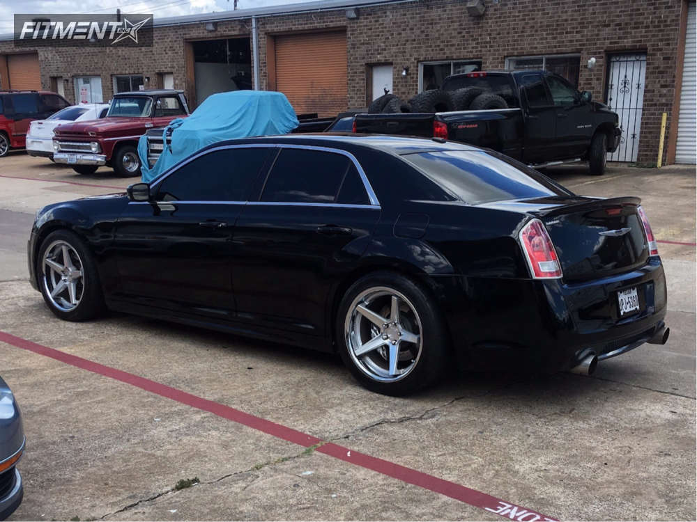 2012 Chrysler 300 SRT8 with 20x9 Ferrada FR3 and Nitto 245x40 on Stock ...