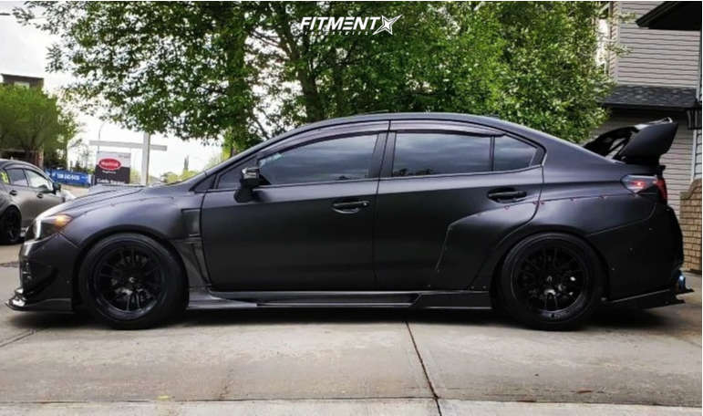 2017 Subaru WRX Sport-tech with 18x11 Cosmis Racing Xt-006r and Zestino ...
