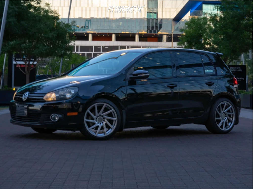 2014 Volkswagen Golf TDI with 18x8.5 F1R F29 and Bridgestone 225x40 on ...