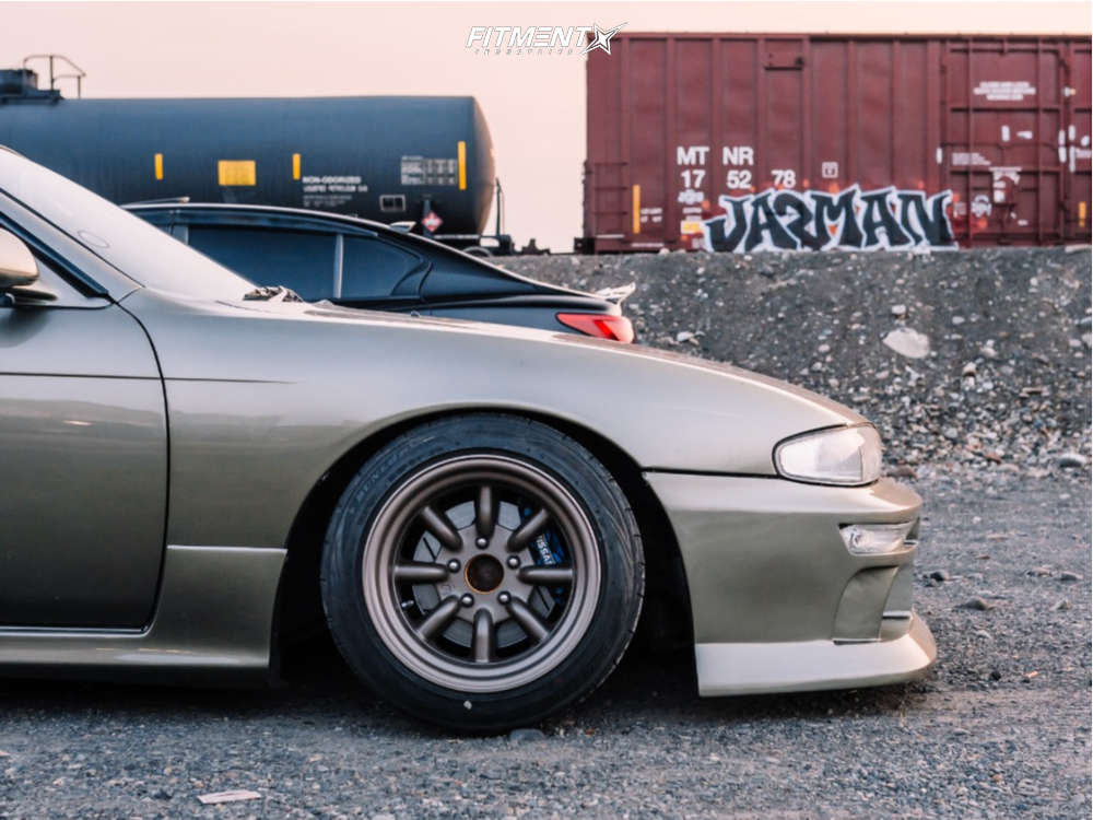 1995 Nissan 240SX Base with 15x9 Watanabe R-Type and Dunlop 205x50 on ...