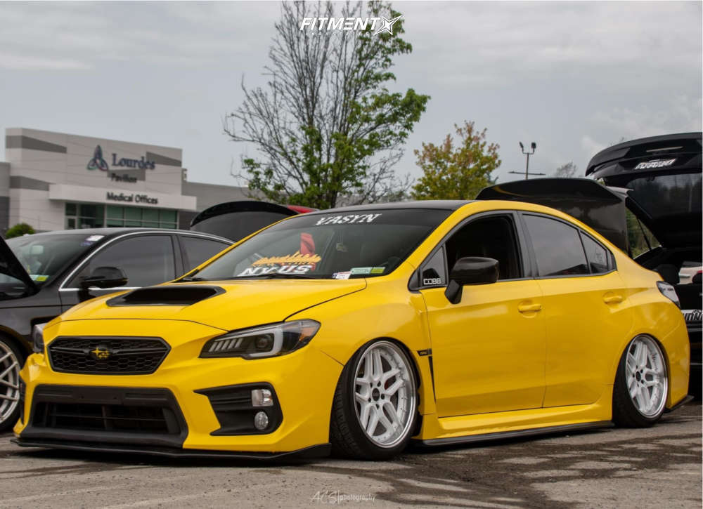 2016 Subaru WRX Premium with 18x10.5 ESR Cs15 and General 225x40 on Air ...