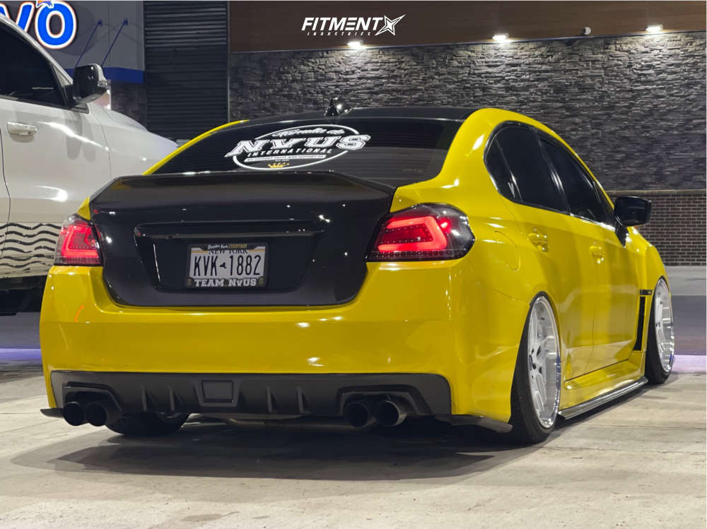 2016 Subaru WRX Premium with 18x10.5 ESR Cs15 and General 225x40 on Air ...