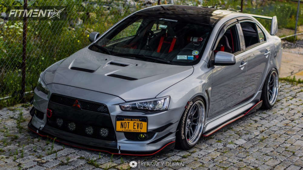 2010 Mitsubishi Lancer GTS with 18x9.5 Cosmis Racing XT-206R and ...