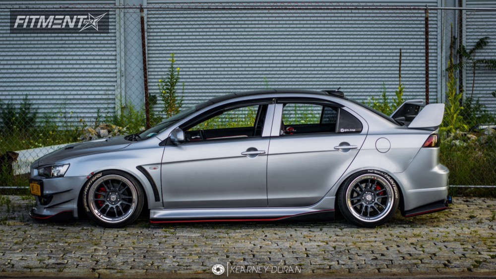 2010 Mitsubishi Lancer GTS with 18x9.5 Cosmis Racing XT-206R and ...