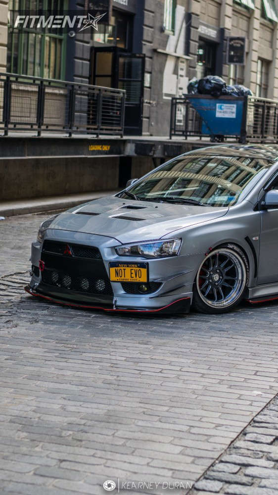 2010 Mitsubishi Lancer GTS with 18x9.5 Cosmis Racing XT-206R and ...