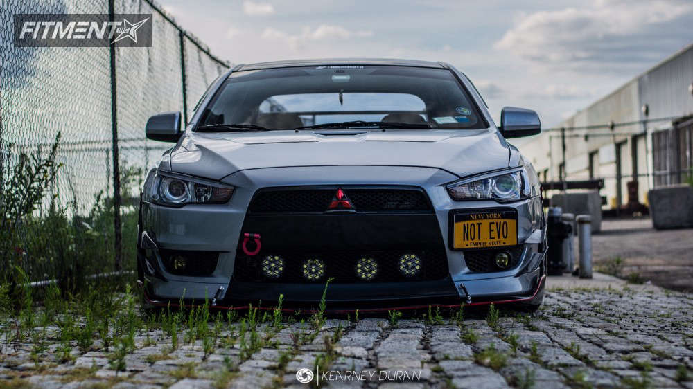2010 Mitsubishi Lancer GTS with 18x9.5 Cosmis Racing XT-206R and ...