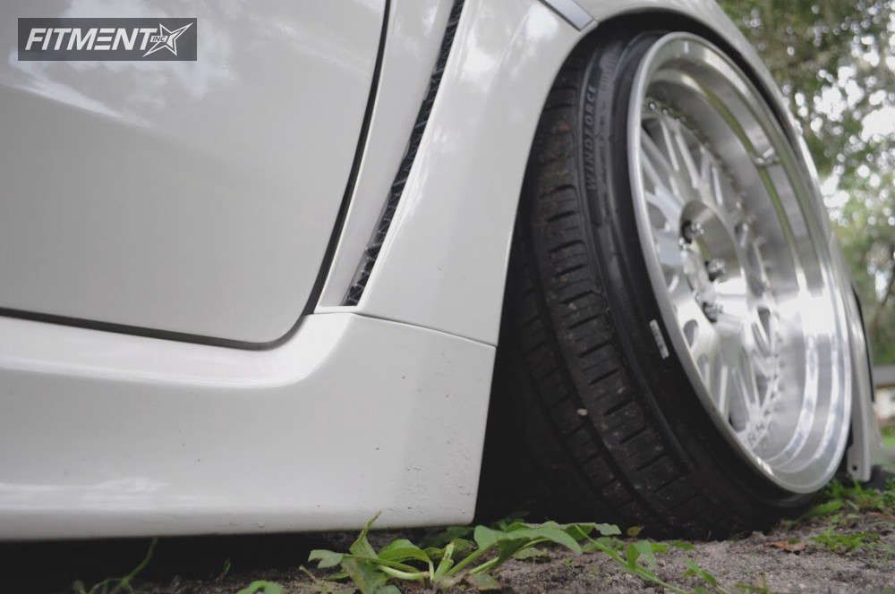 2014 Subaru WRX Base with 18x10 Varrstoen Mk4 and WinRun 215x35 on Air ...