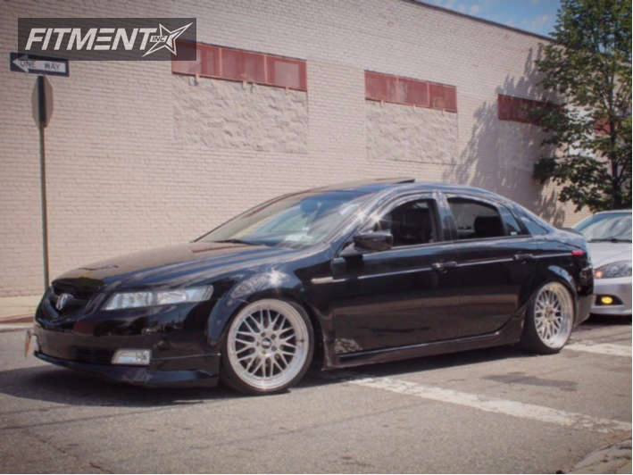 2005 Acura TL Base with 19x9.5 Varrstoen Es1 and Falken 215x35 on Air ...