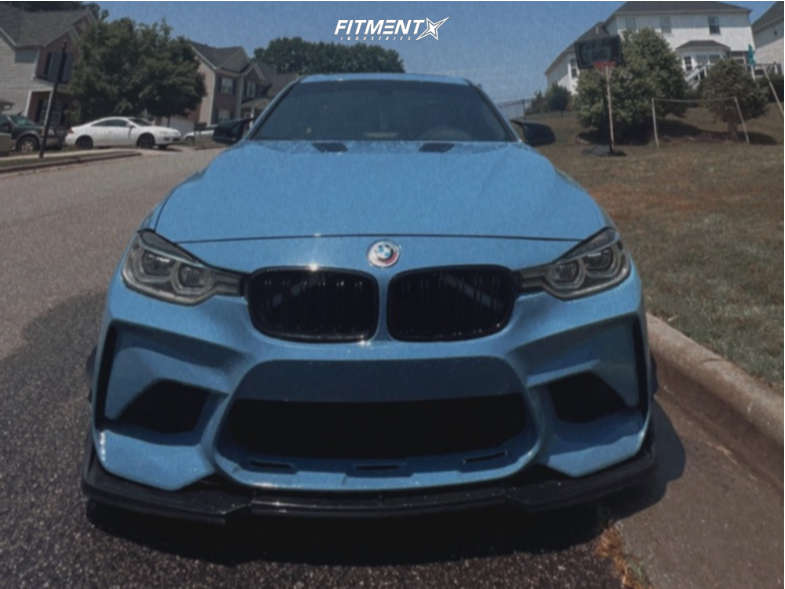 2016 BMW 340i Base with 19x9.5 Aodhan Aff2 and Continental 255x35 on ...