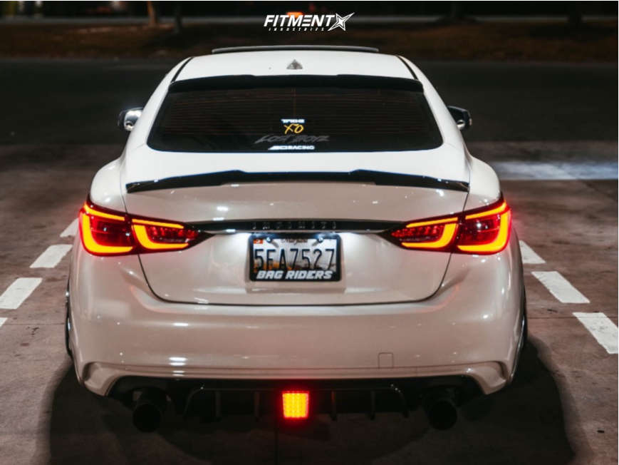 2018 INFINITI Q50 Luxe with 19x11 Work Vs Mx and Ohtsu 235x35 on Air ...