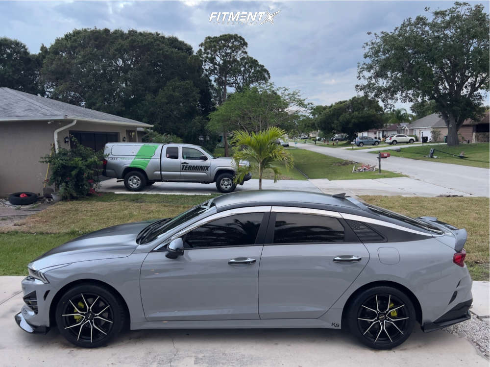 2022 Kia K5 GT-Line with 18x8.5 RTX Slick and Vercelli 245x40 on Stock ...