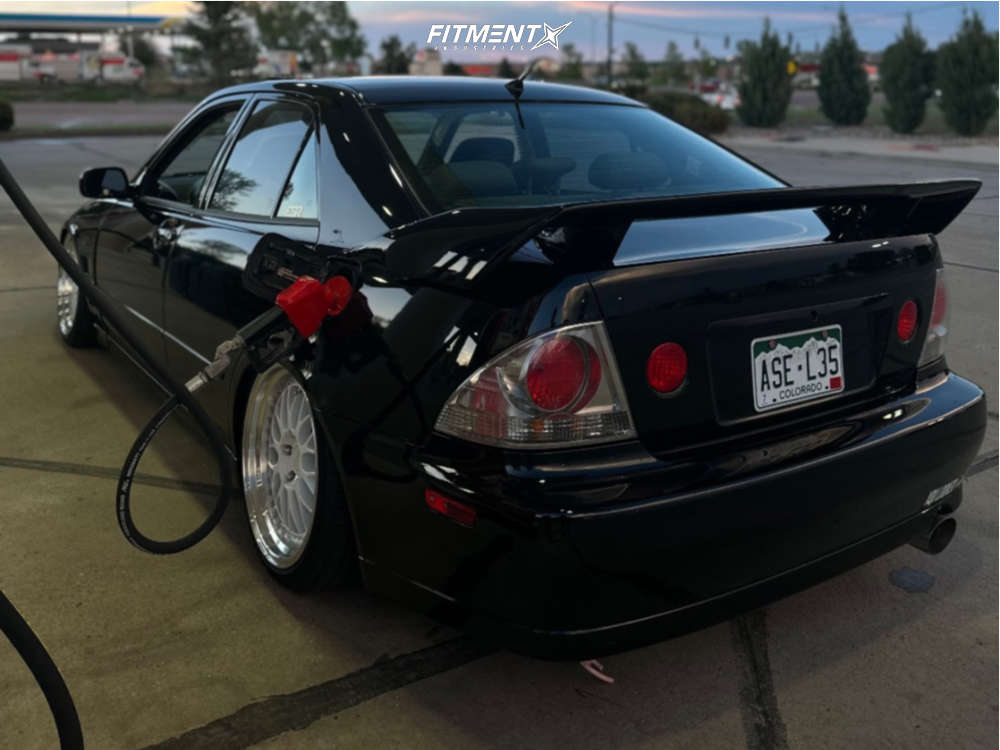 2001 Lexus IS300 Base with 18x8.5 ESR Sr01 and Delinte 215x40 on Air ...