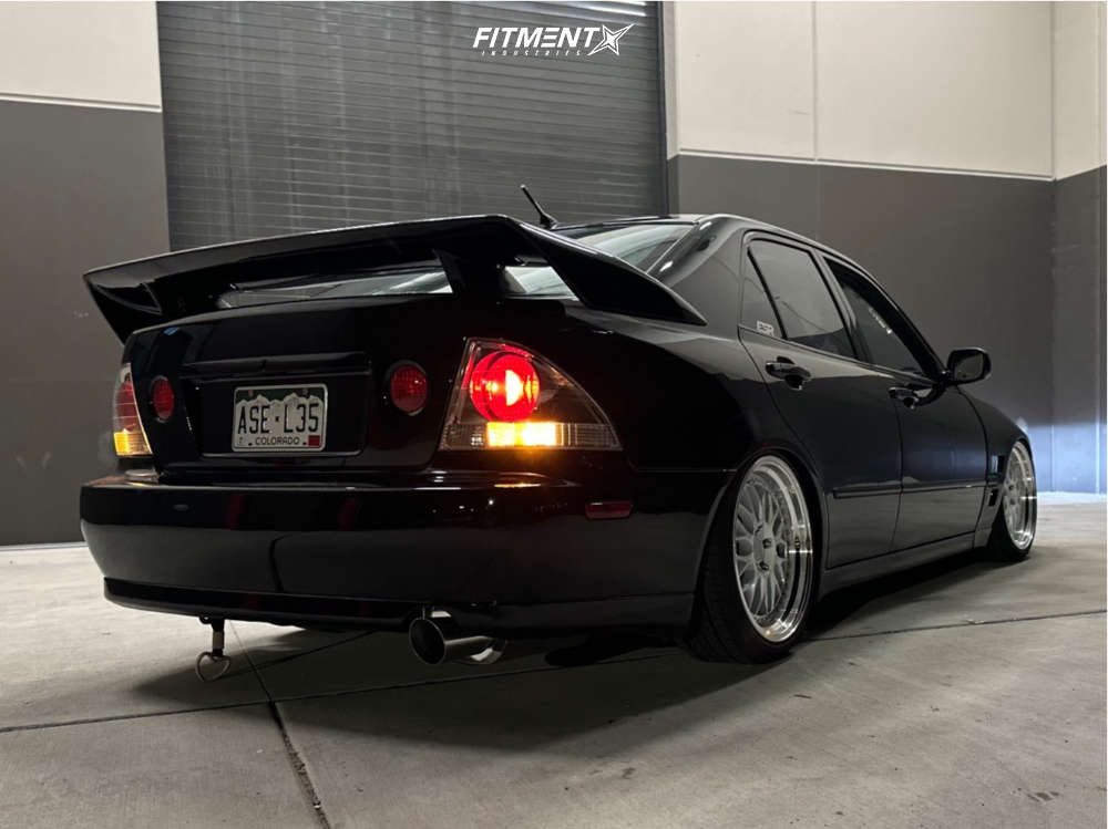 2001 Lexus IS300 Base with 18x8.5 ESR Sr01 and Delinte 215x40 on Air ...