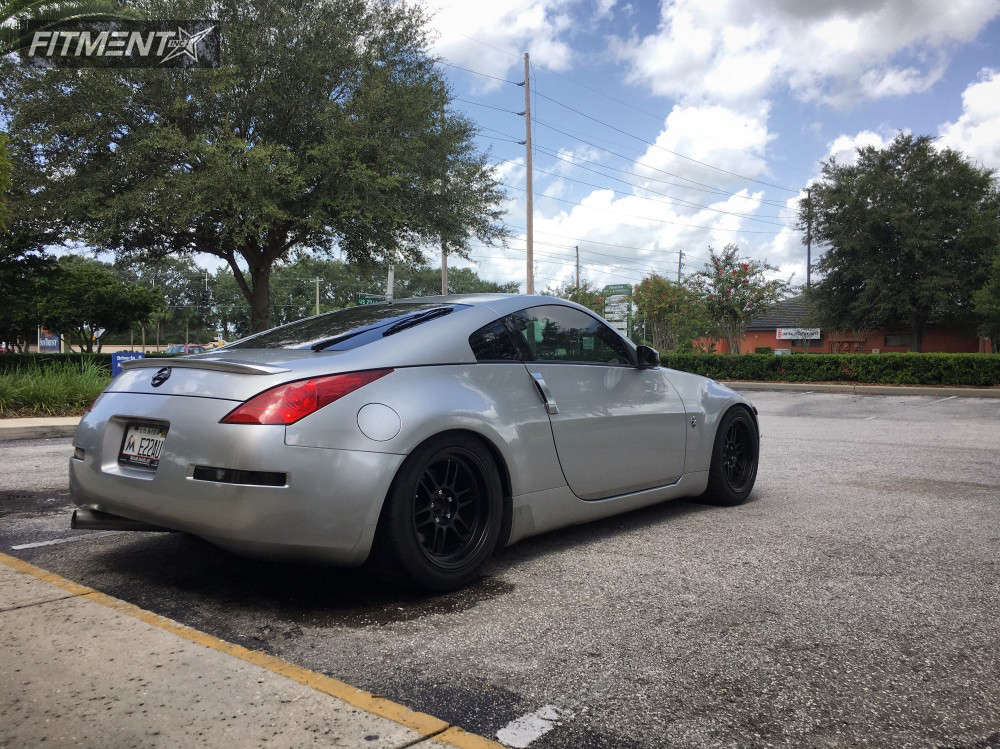 2003 Nissan 350Z Base with 17x9.5 Enkei RPF1 and Nitto 255x45 on ...