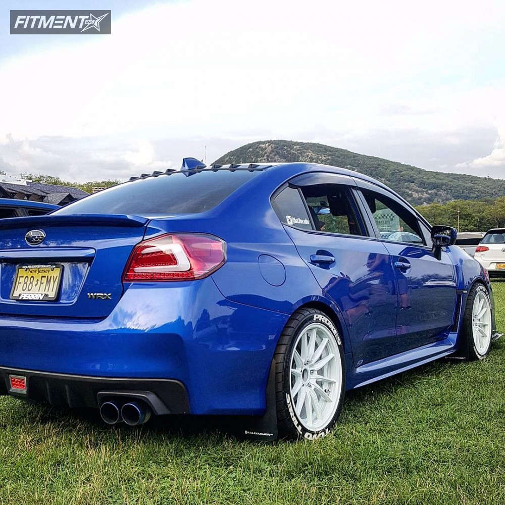 2015 Subaru WRX Base with 18x9.5 Cosmis Racing R1 and Toyo Tires 265x35 ...
