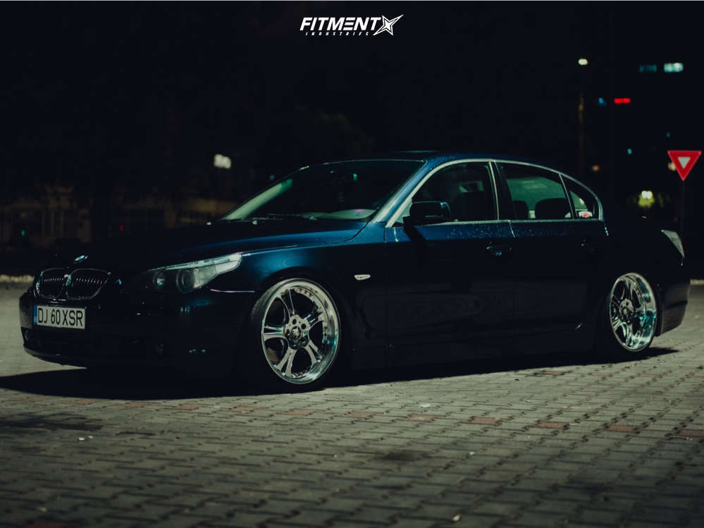 2004 BMW 525i Base with 19x9.5 Weds Kranze Cerberus I and Toyo Tires ...