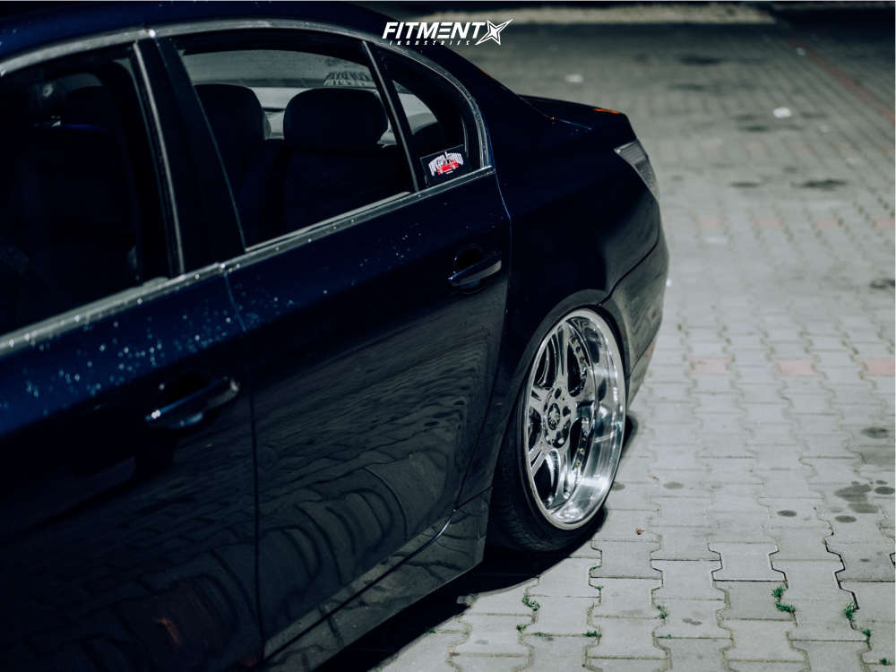 2004 BMW 525i Base with 19x9.5 Weds Kranze Cerberus I and Toyo Tires ...