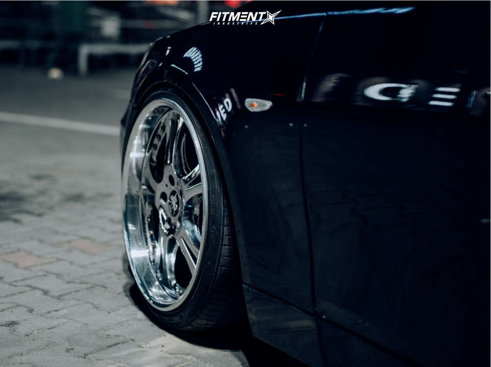 2004 BMW 525i Base with 19x9.5 Weds Kranze Cerberus I and Toyo Tires ...