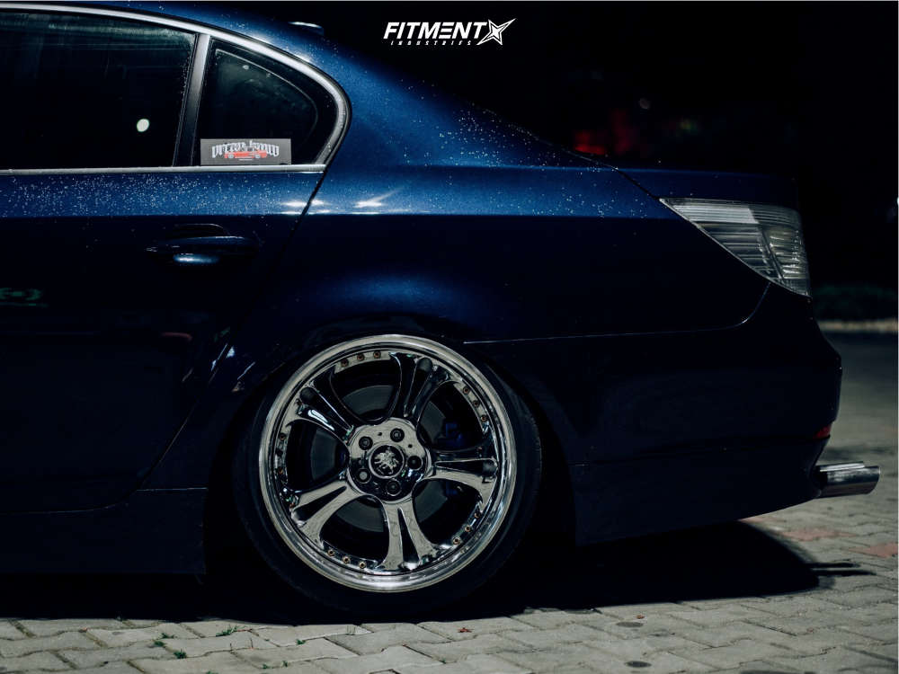 2004 BMW 525i Base with 19x9.5 Weds Kranze Cerberus I and Toyo Tires ...