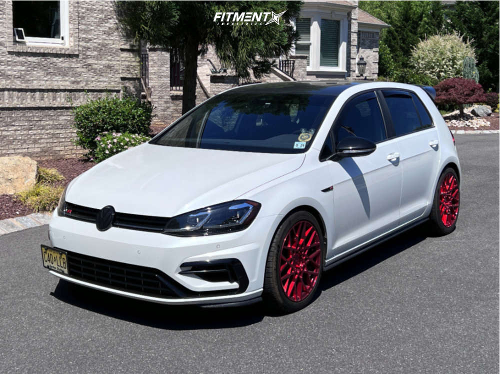 2019 Volkswagen Golf R Base with 18x8.5 Rotiform Blq and Michelin ...