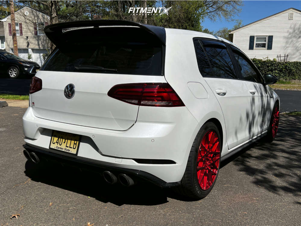 2019 Volkswagen Golf R Base with 18x8.5 Rotiform Blq and Michelin ...