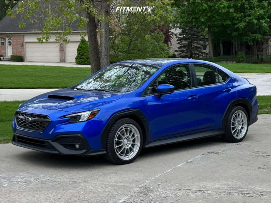 2022 Subaru WRX Premium with 18x8.5 Enkei Nt03m and Dunlop 245x40 on Stock Suspension | 2675908 ...