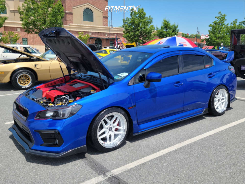 2020 Subaru WRX Premium with 18x9.5 ESR Cs15 and Dunlop 245x40 on ...