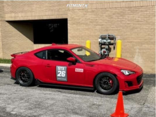 2018 Subaru BRZ Limited with 17x9 Konig Hypergram and Kumho 255x40 on ...