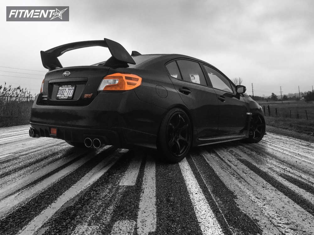 2015 Subaru WRX STI Base with 18x10 Advan Rgiii and Dunlop 245x40 on Coilovers | 267685 ...