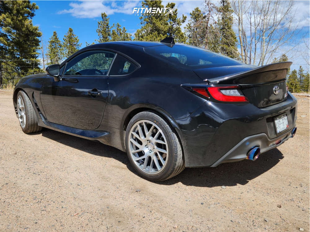 2022 Toyota GR86 Base with 18x8.5 Anovia Elder and Yokohama 245x40 on ...