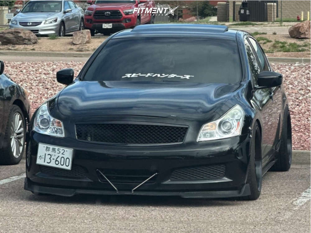 2009 INFINITI G37 Base with 19x9.5 Aodhan Ds07 and Vercelli 245x40 on ...