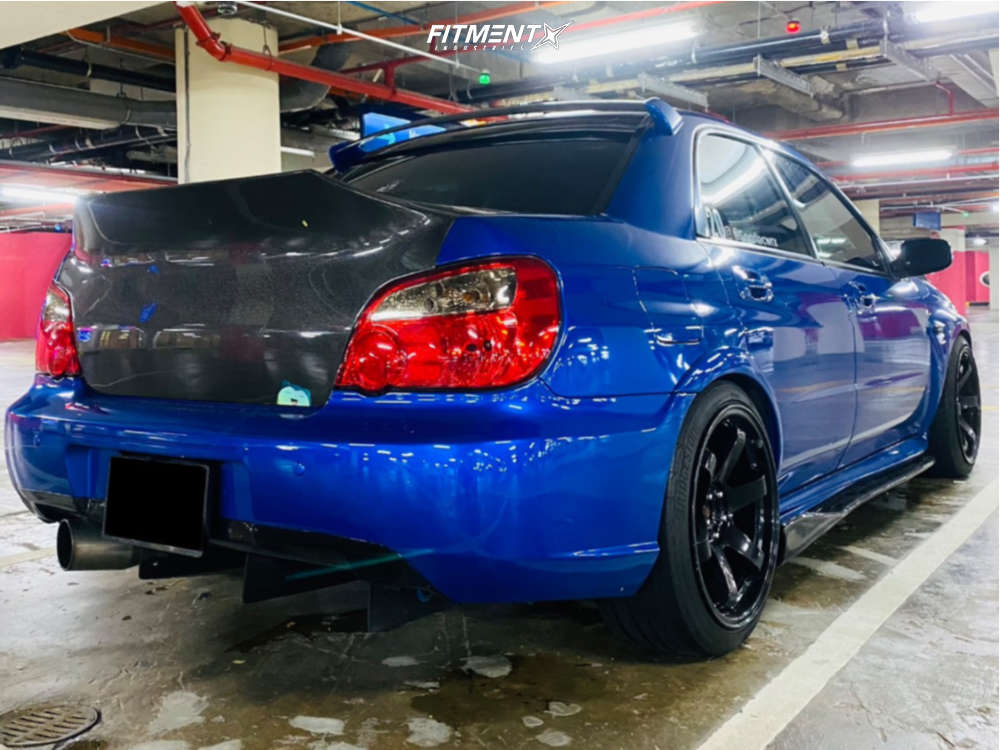 2007 Subaru Impreza WRX with 18x9.5 Rota Grid and Bridgestone 235x40 on Coilovers | 2677825 ...