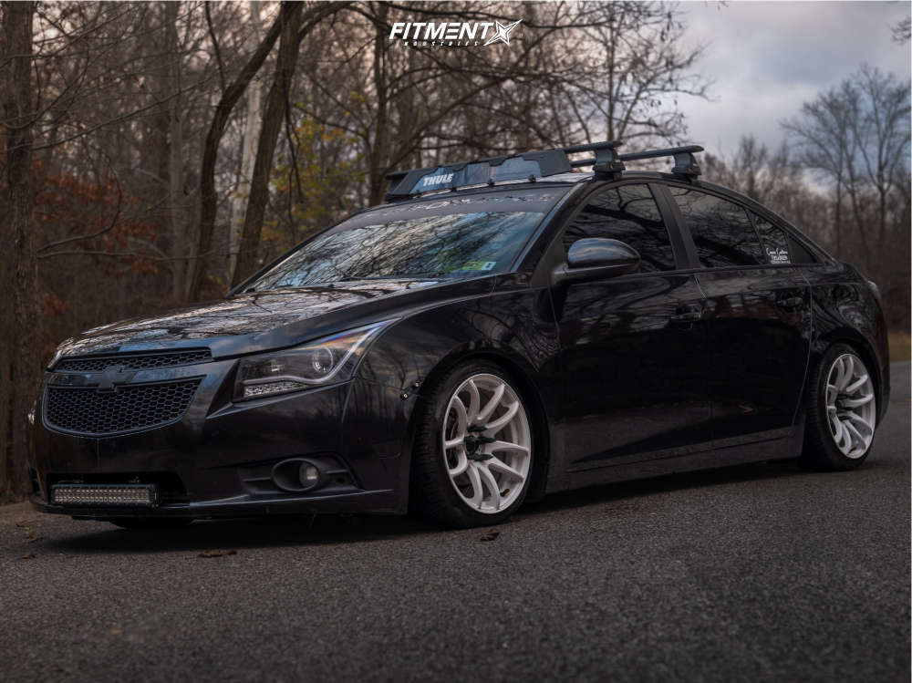 2011 Chevrolet Cruze LT with 17x9 Vors Tr4 and Fullway 215x40 on Air ...