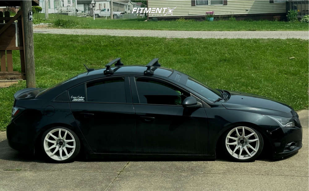 2011 Chevrolet Cruze LT with 17x9 Vors Tr4 and Fullway 215x40 on Air ...