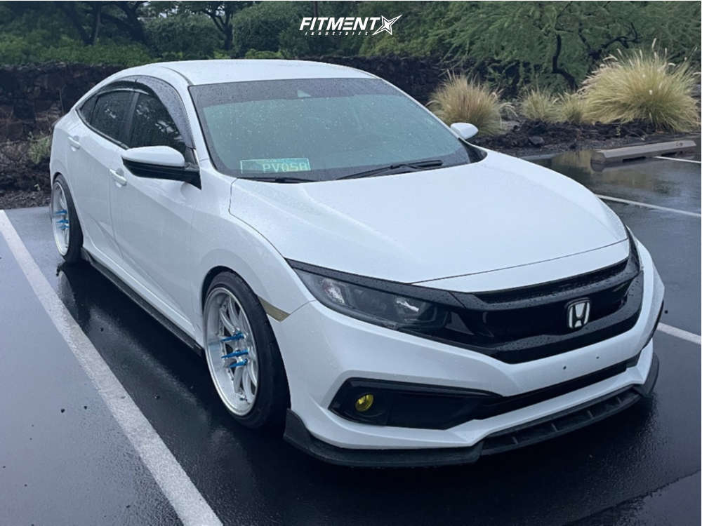 2019 Honda Civic Sport with 18x9.5 Aodhan DS07 and Firestone 225x40 on ...