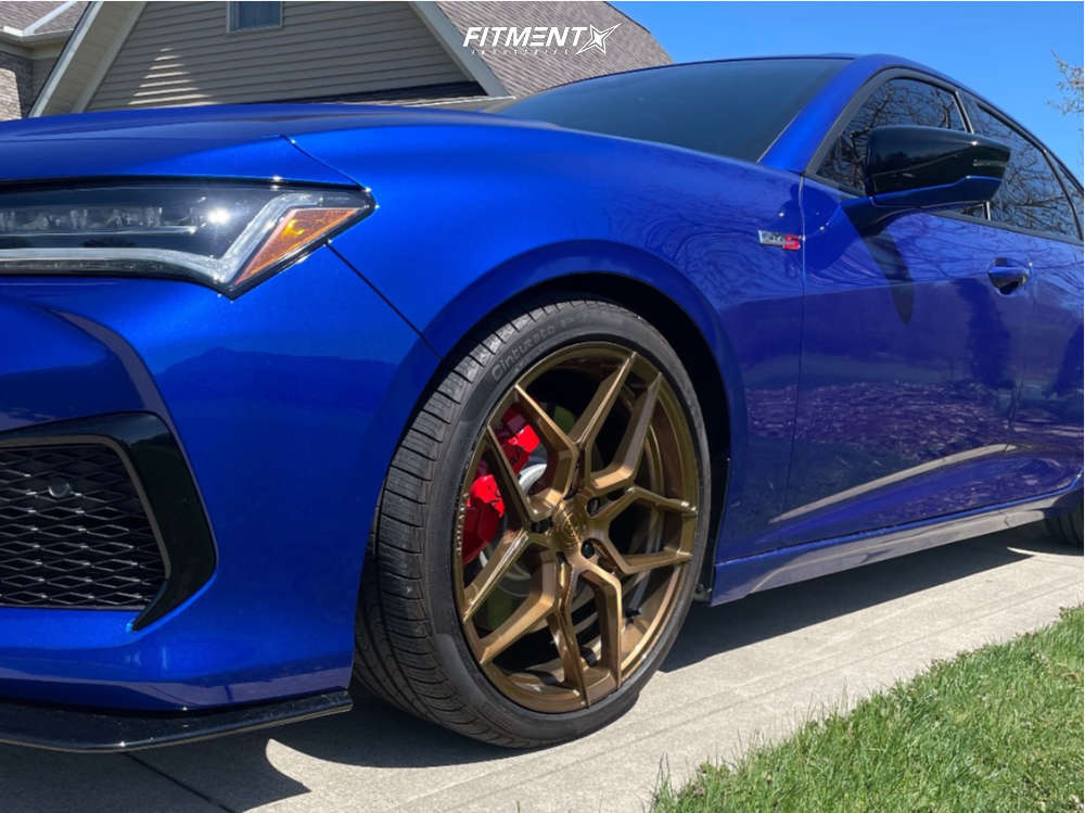 2022 Acura TLX Type S with 20x9 Rohana Rfx11 and Pirelli 255x35 on ...